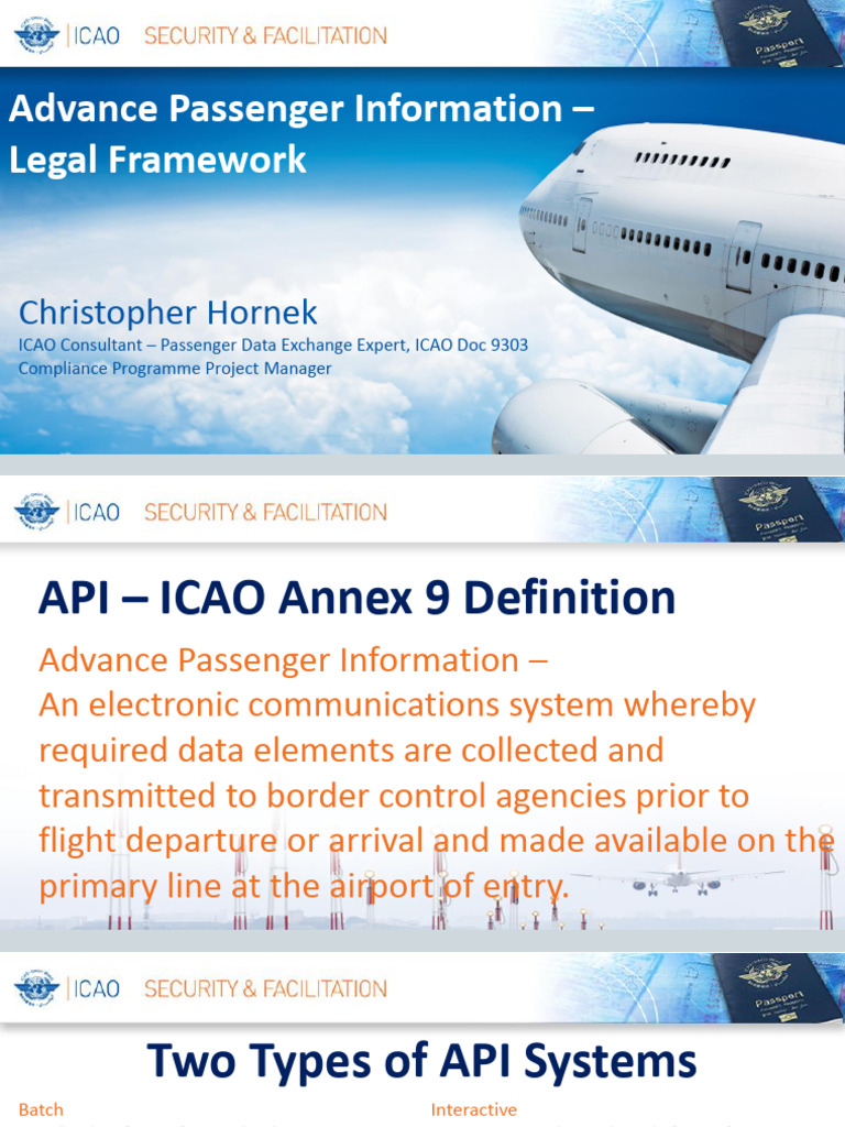 HORNEKHORNEK Advance Passenger Information Legal Framework | PDF ...