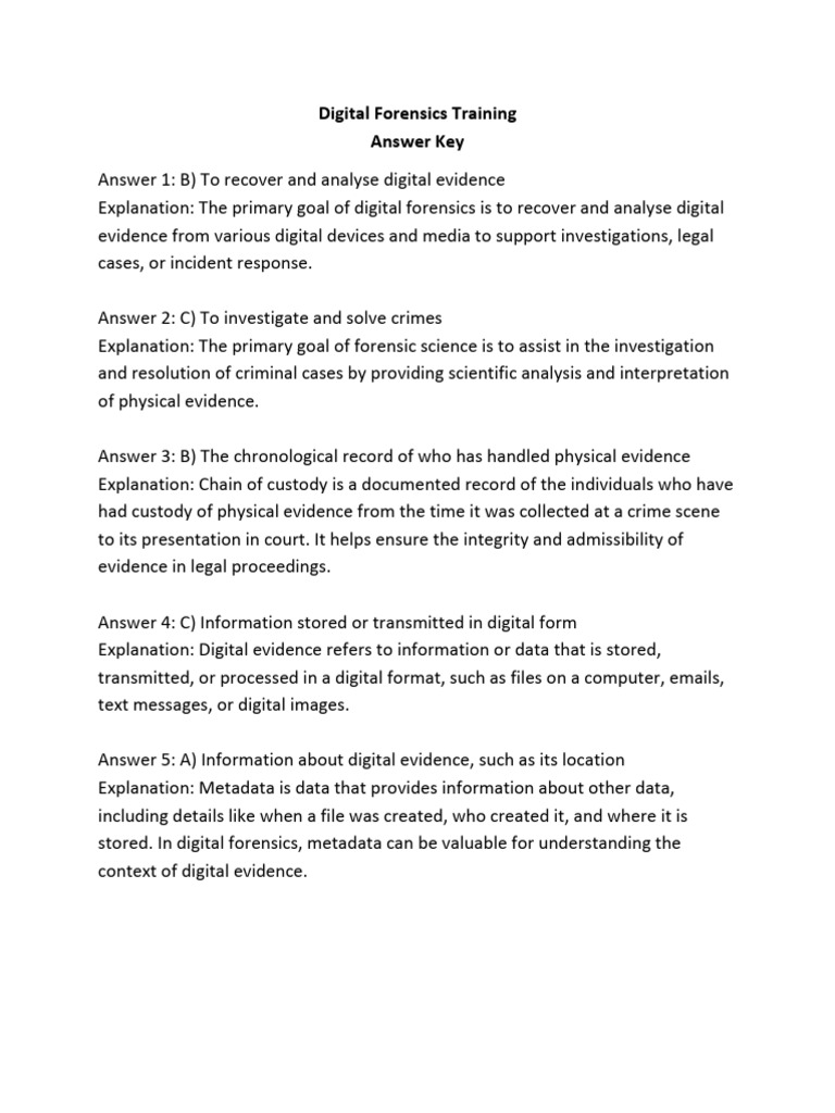 Digital Forensics Training Key | PDF | Digital Forensics | Malware