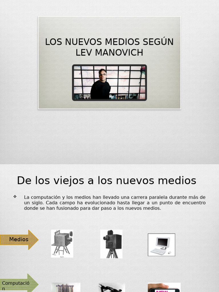 Nuevos Medios Manovich | PDF | Multimedia | Información