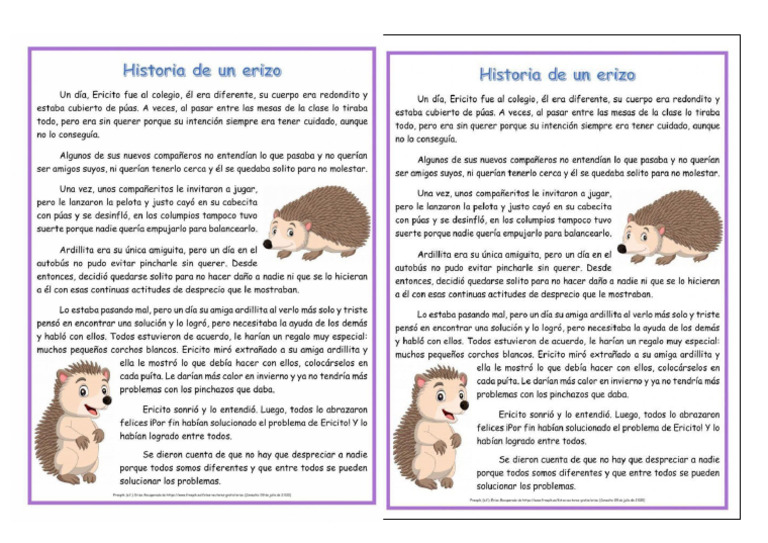 Cortometraje El Erizo | PDF