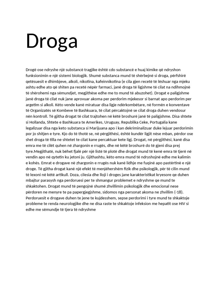 Droga | PDF