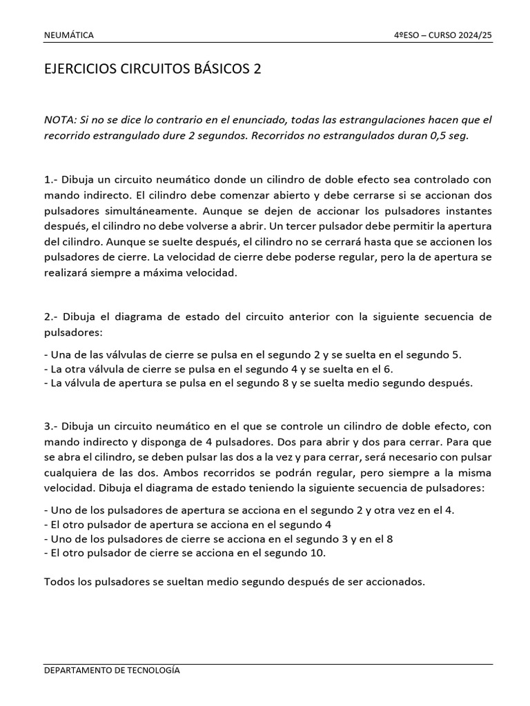 Ejercicios Circuitos Básicos - 2 | PDF