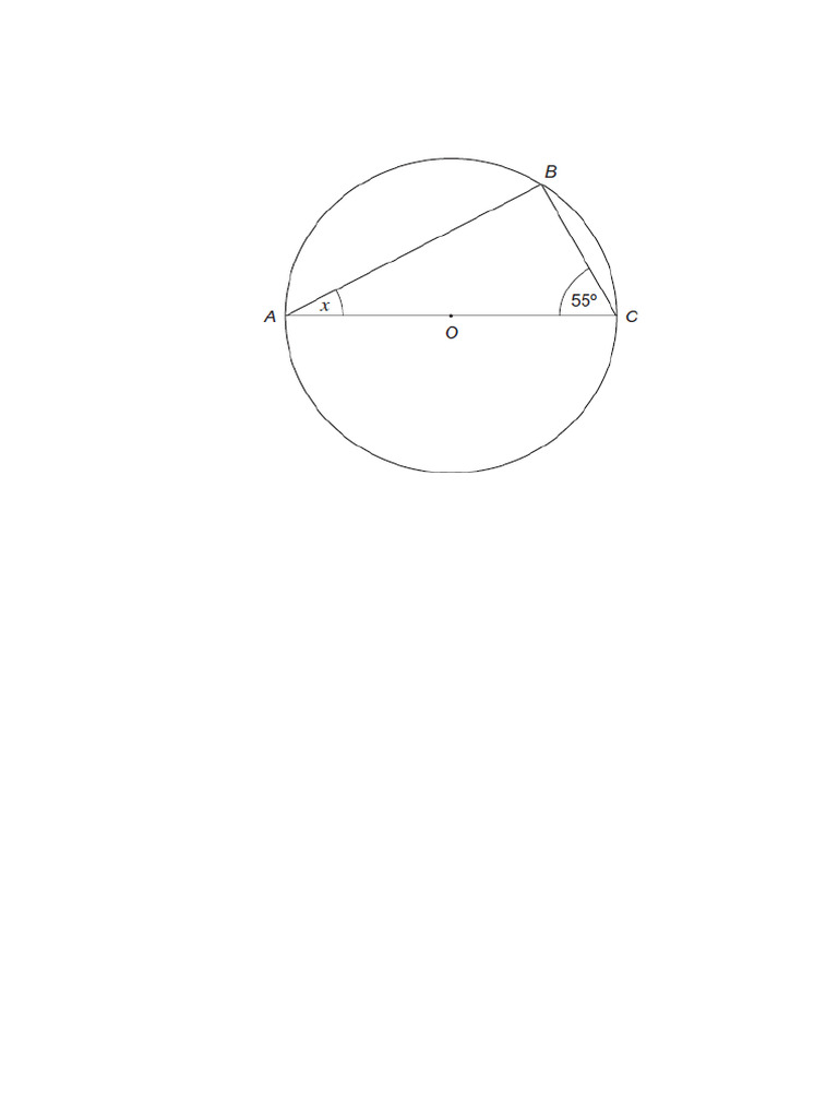 Circle Theorem Questions | PDF | Circle | Elementary Mathematics