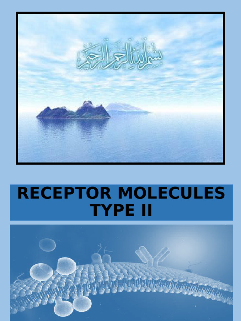 Receptor Molecules Type II | PDF | Cell Signaling | Receptor (Biochemistry)