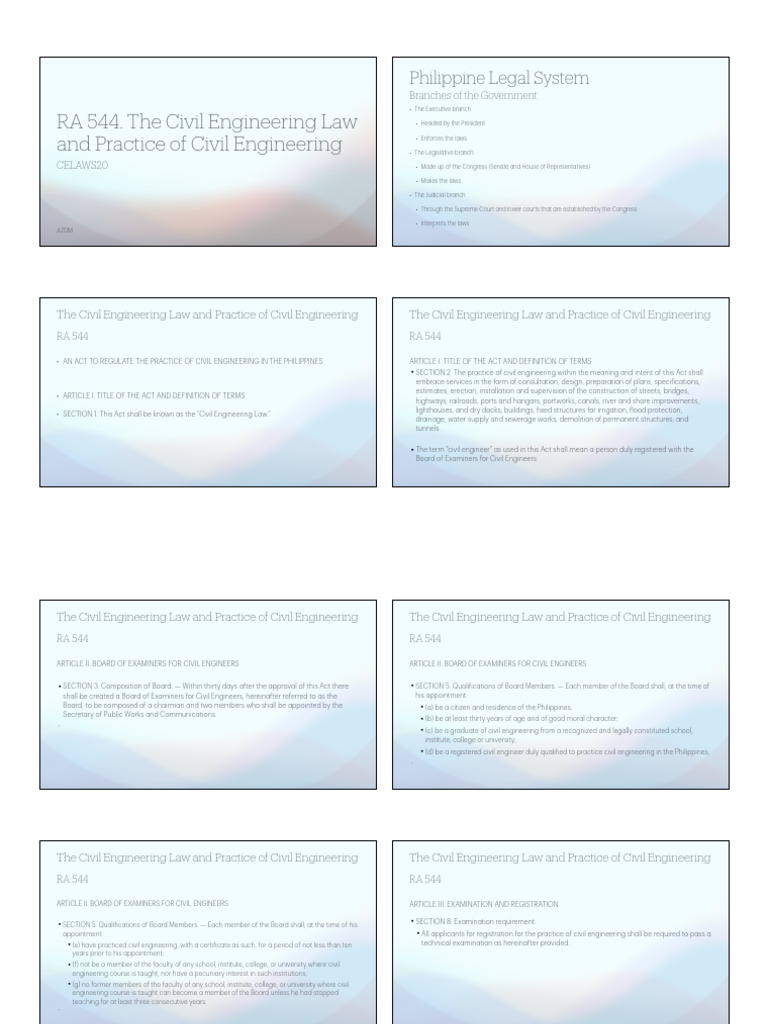 CELAWS20 - CE Laws - L2 - RA 544 | PDF | Justice | Crime & Violence