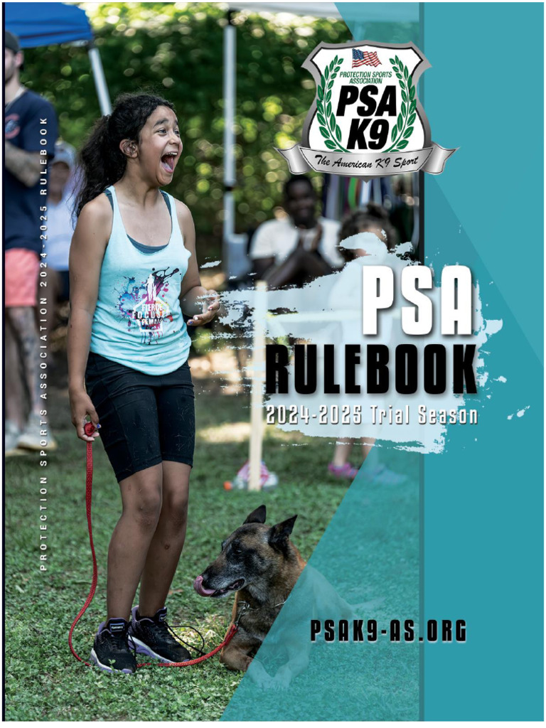 PSA K9 Rule Book 2024-2025 | PDF