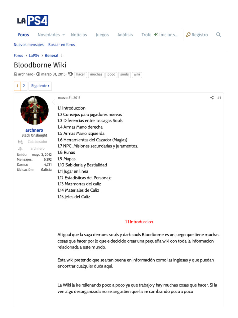 Bloodborne Wiki - LaPS4 | PDF