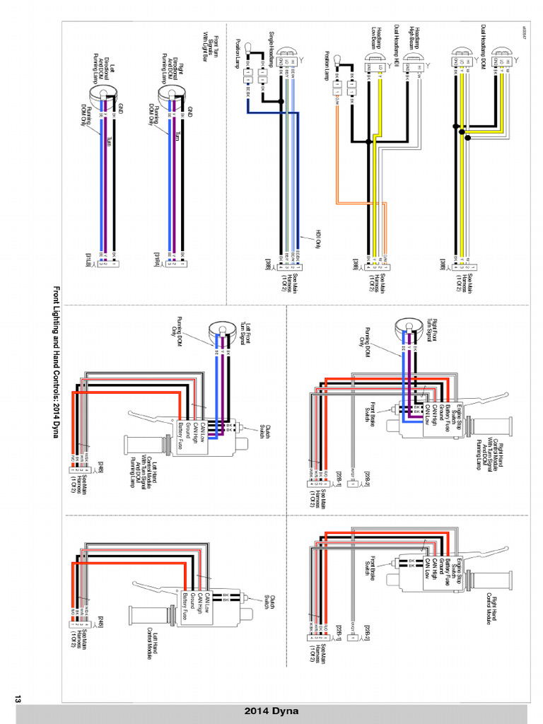 2014 Wiring Diagrams _ DYNA | PDF