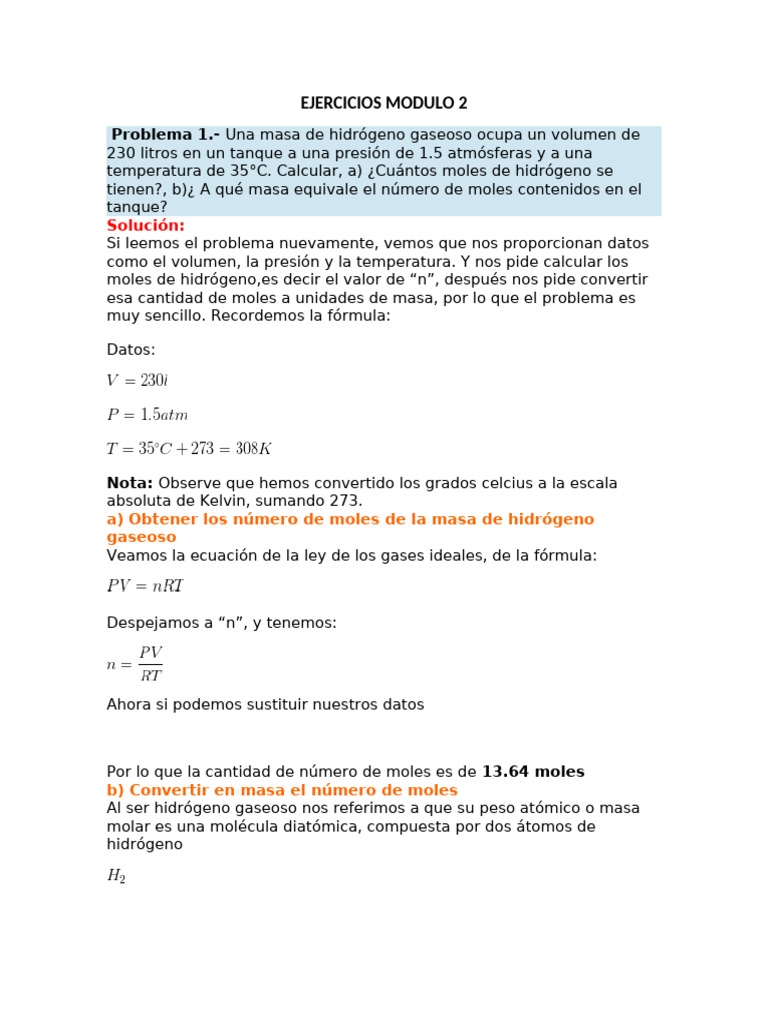 Ejercicios Modulo 2 | PDF