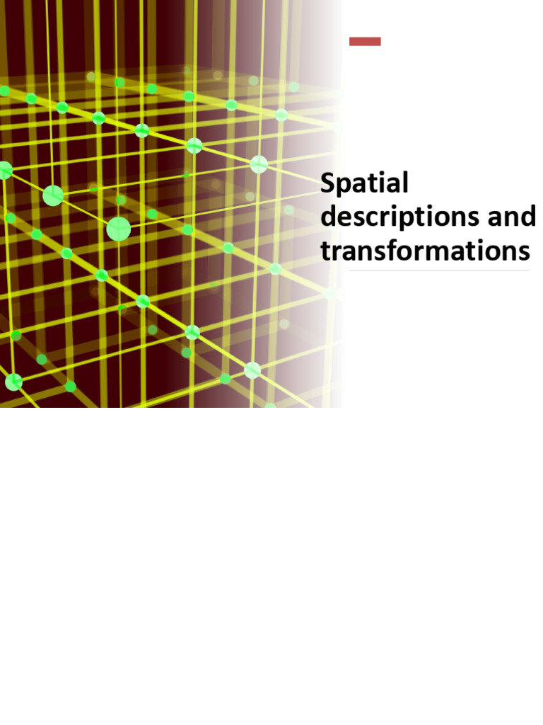 02 Coordinate Transformation | PDF | Rotation | Cartesian Coordinate System