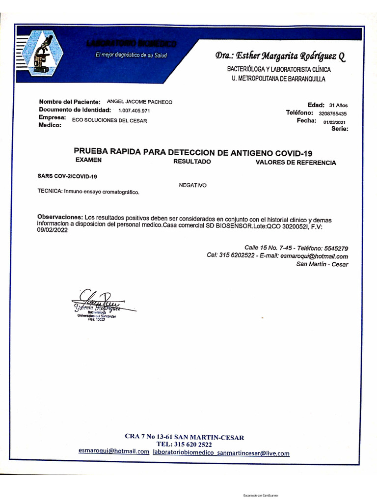 covid. angel Jácome | PDF