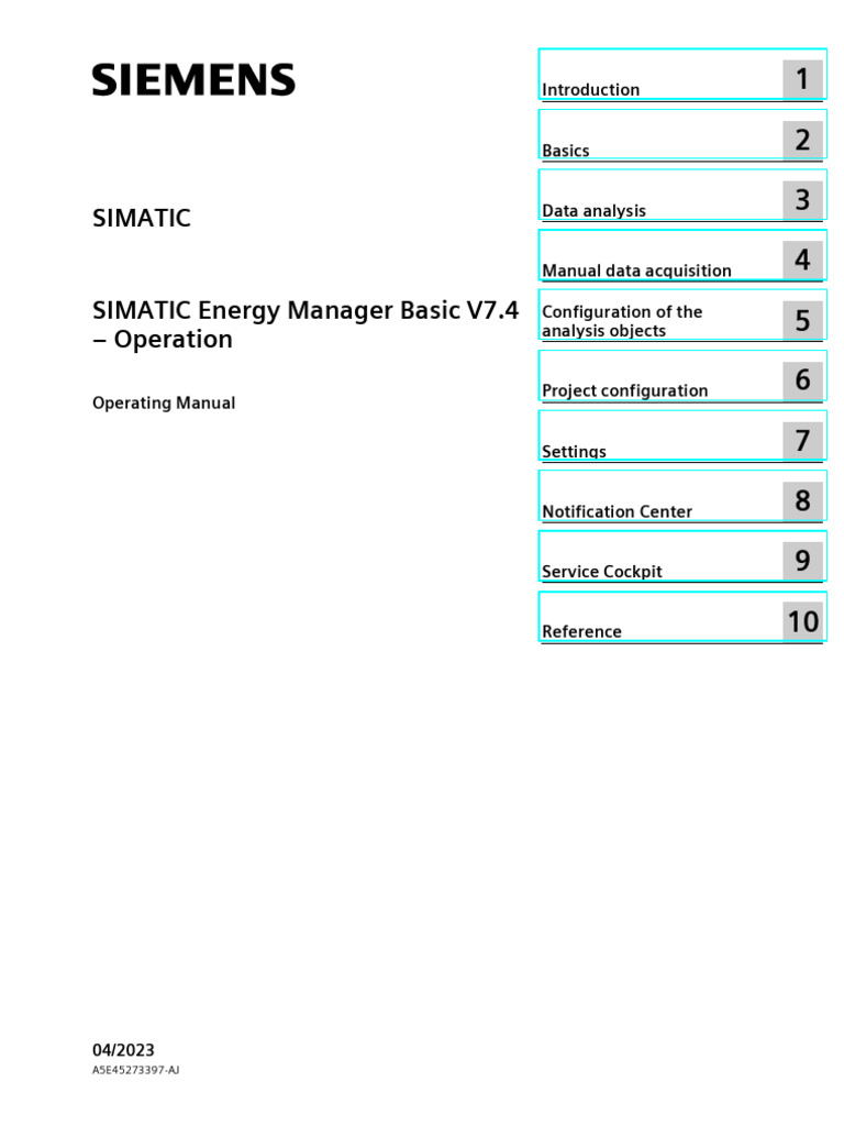 Simatic Energy Manager Basic Operating Manual en-US en-US | PDF ...