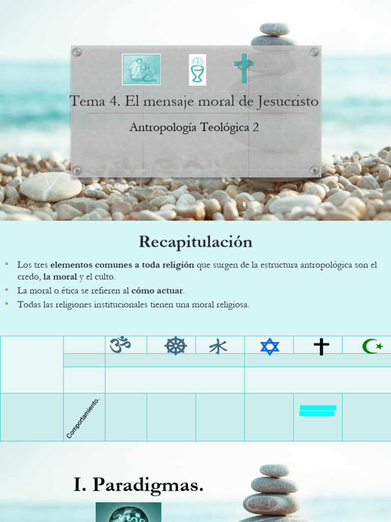 Sesión 4 El Mensaje Moral de Jesucristo AT2 2024 | PDF | Moralidad ...