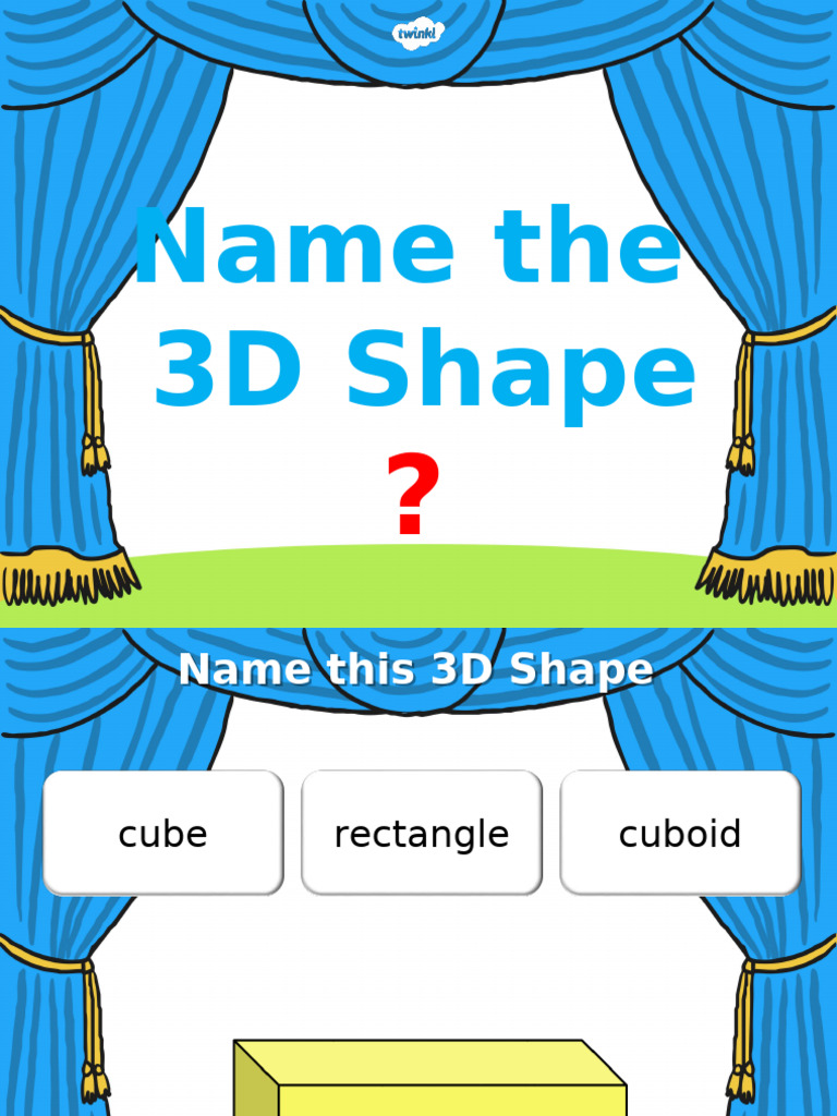 3d Shape Powerpoint Quiz | PDF