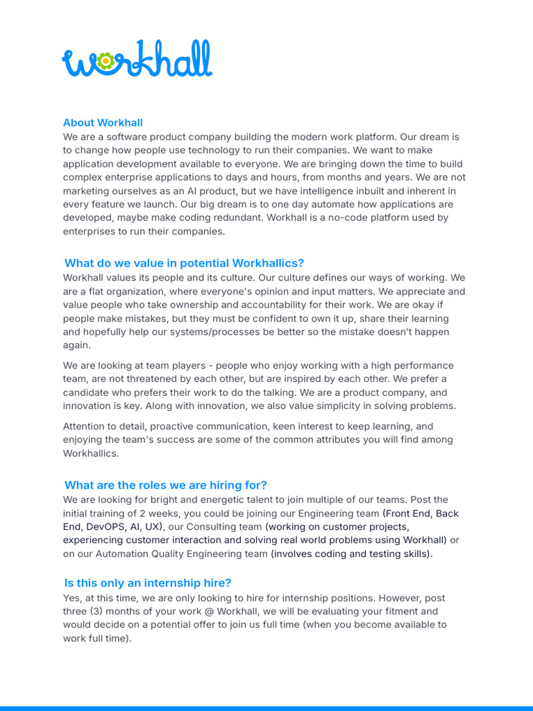 JD Sample JD Format | PDF
