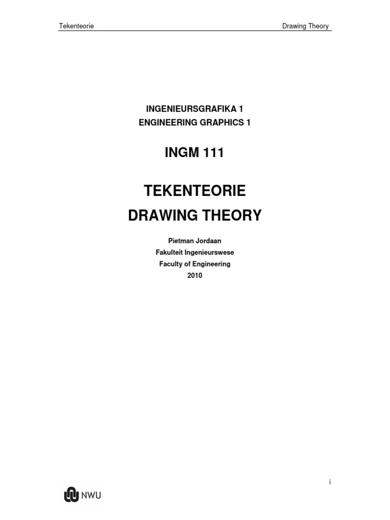 INGM111 Drawing Theory-Tekenteorie 9feb17 JAB | PDF | Communication ...