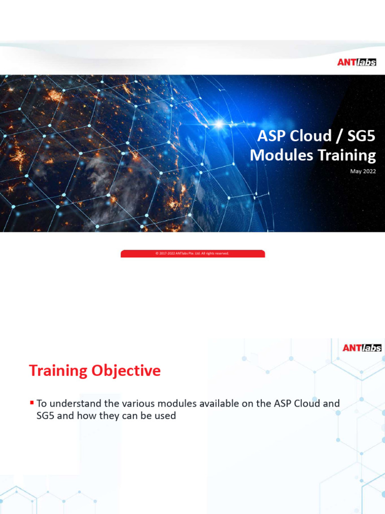 ASP Cloud SG5 Modules Training - r1 00 | PDF | Quality Of Service ...