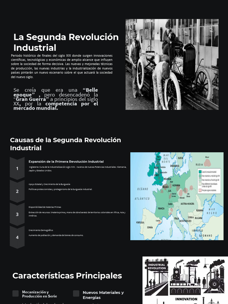 La Segunda Revolucion Industrial | PDF | Revolución industrial | Producción en masa