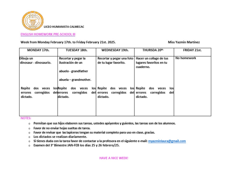 Homework K-3 Feb-3 2024-2025 | PDF