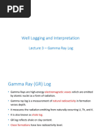 Gamma Ray Log Interpretation Guide | PDF | Physics | Radioactive Decay