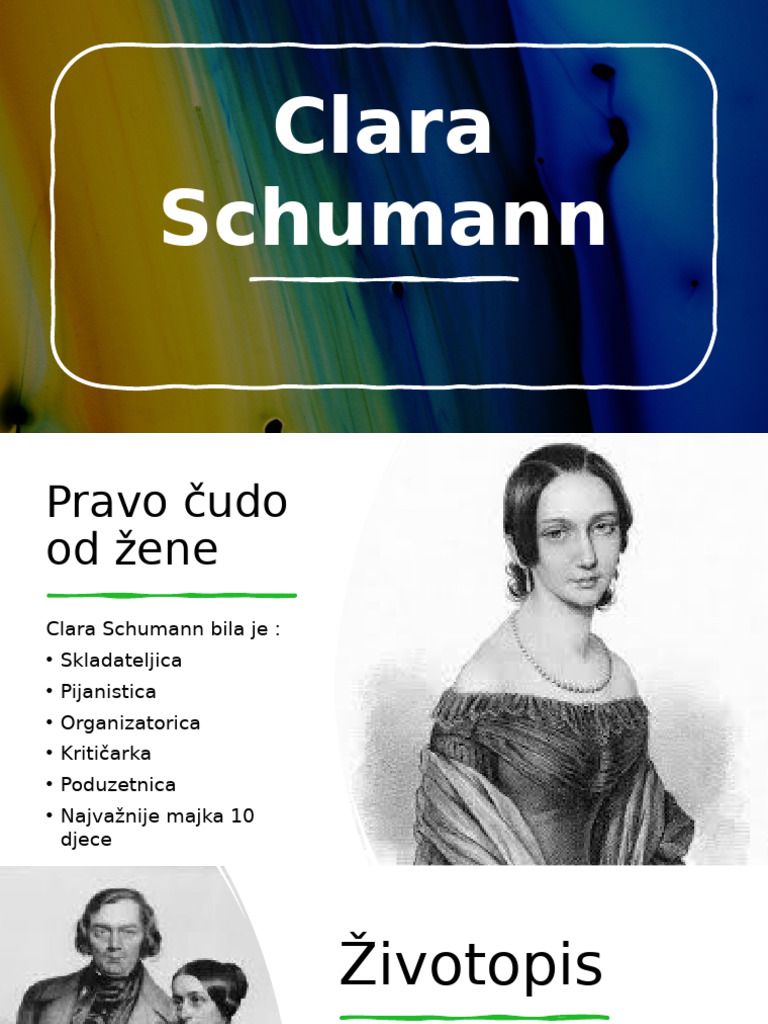 Skladateljica Clara Schumann | PDF