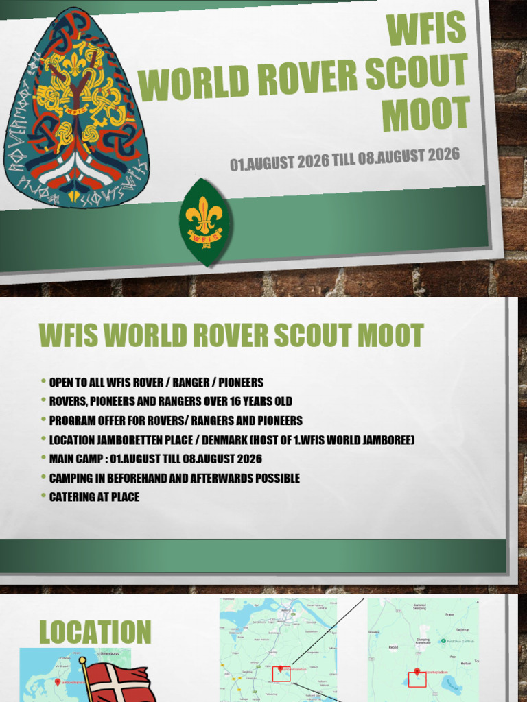 1st WFIS World Rover Scout Moot | PDF | Scouting | Youth Organizations