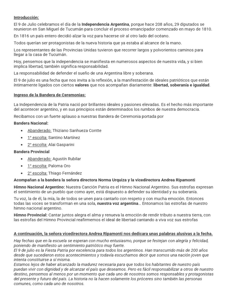 Glosas 20 de Junio | PDF | Himnos