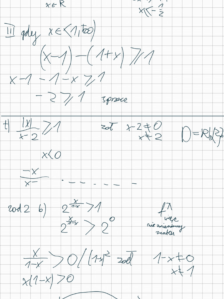 Matma Ćwiczenia - 3 | PDF