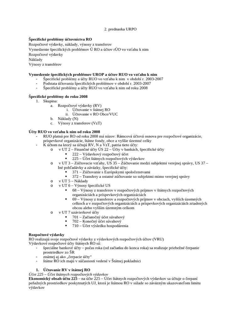 2. prednaska URPO | PDF