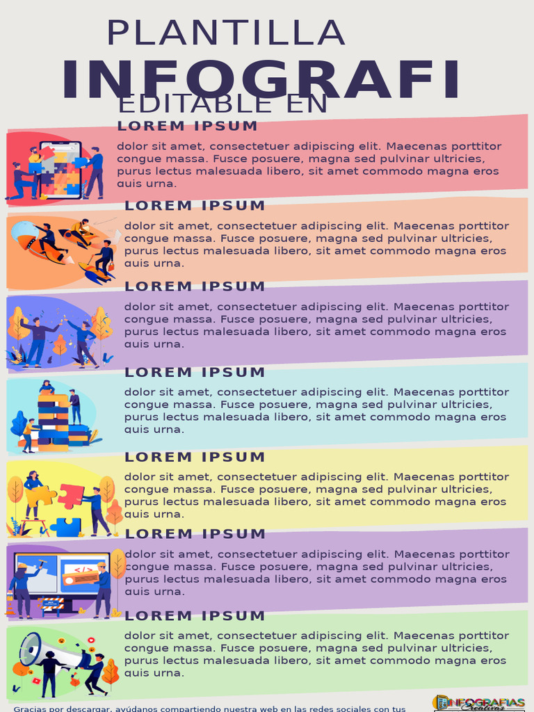 Infografía Editable para Compartir | PDF