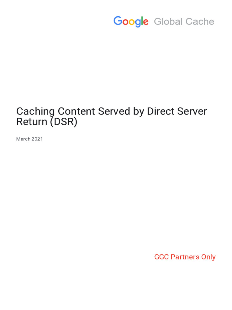 GGC Caching for ISPs | PDF | Port (Computer Networking) | Internet Protocols