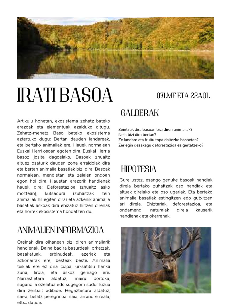 Simple Editorial Article Page A4 Document | PDF
