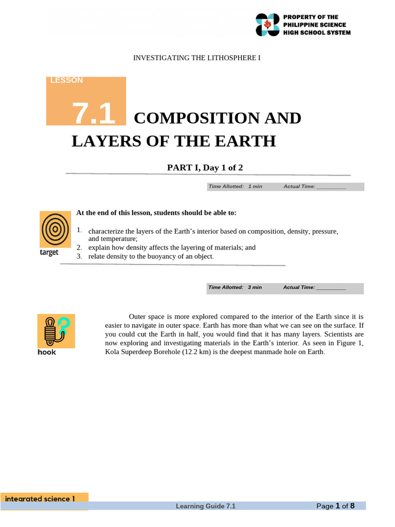 Earth's Layers: Composition & Density | PDF | Magma | Earth