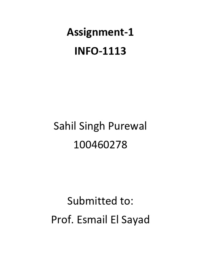 1113 Assignment 1 | PDF | Customer Relationship Management | Customer