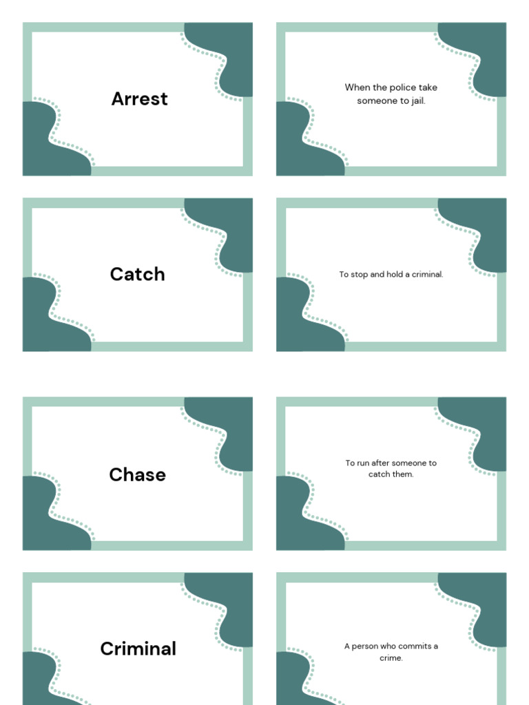 Language Arts Literary Terms Flashcard in Light Green Minimalist Style ...