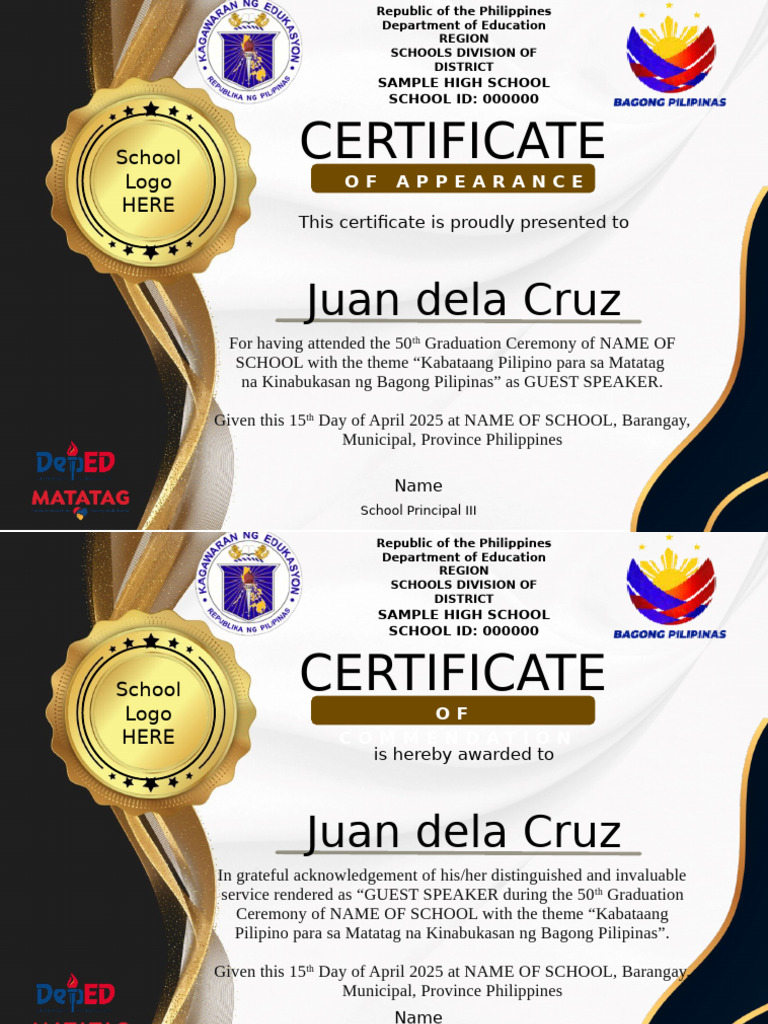 Guest Speaker Certificate of Attendance | PDF