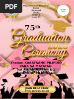 Editable Graduation Program Template | PDF