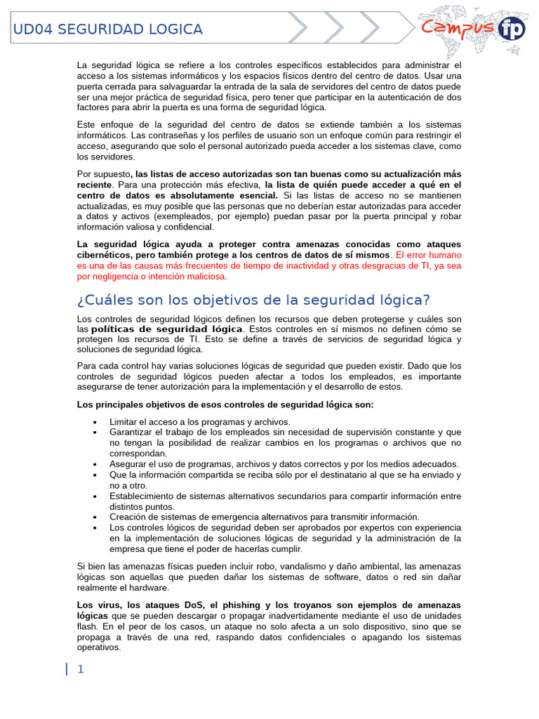 Ud03 Seguridad Activa | PDF | Seguridad | La seguridad informática