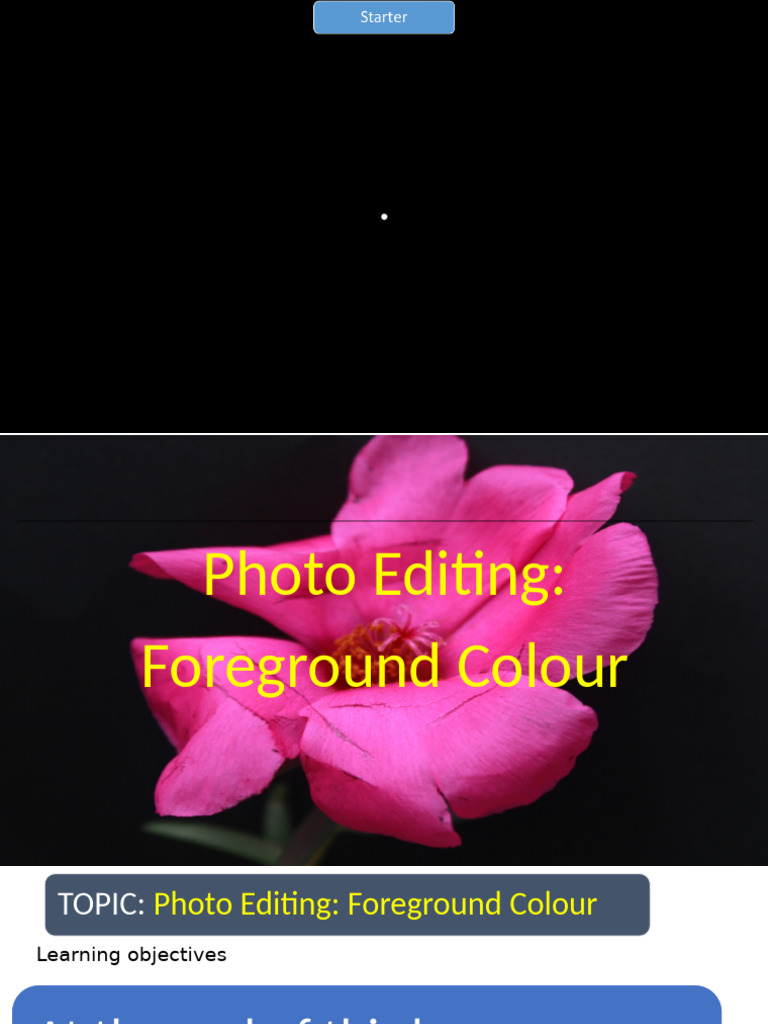 Mastering Foreground Colour in Photo Editing | PDF