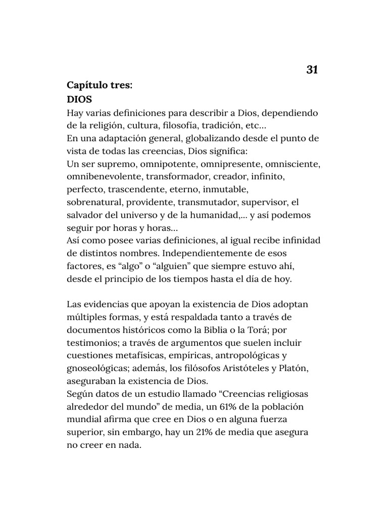 Cap.3 Dios pg.31-88 | PDF | Tetragrammaton | Dios