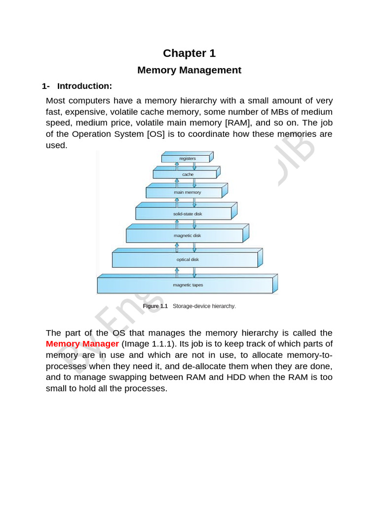 Operating Systems - Chapter 1 TS2 | PDF | Computer Data Storage | Computer Programming
