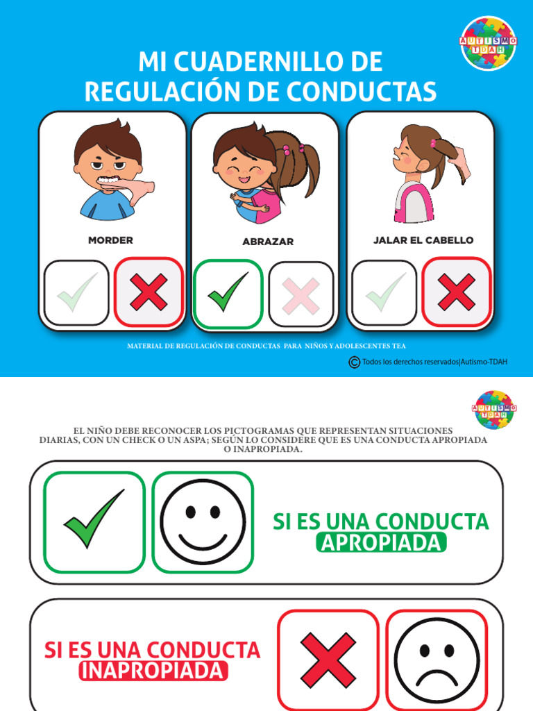 Pictogramas de Conducta para Niños con TEA | PDF