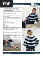 Step by Step Sweater V1 | PDF | Knitting | Gauge (Knitting)