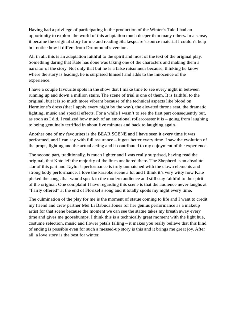 Play response #6 | PDF