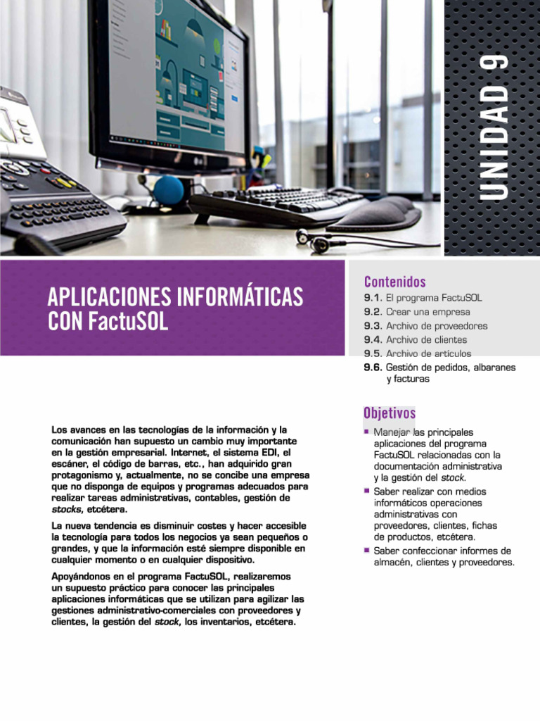 Ut 9 Aplicaciones Informaticas Con Factusol | PDF