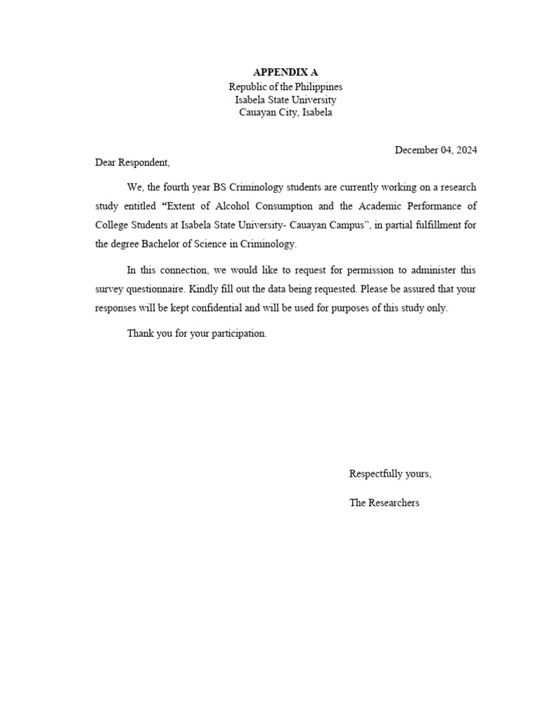 Survey-Questionnaire-DOCX-2 | PDF | Alcoholic Beverages | Drink