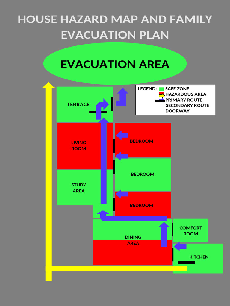 House Evacuation Map and Plan | PDF
