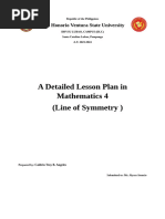 Symmetry Lesson Plan for Grade 3 | PDF | Symmetry | Lesson Plan