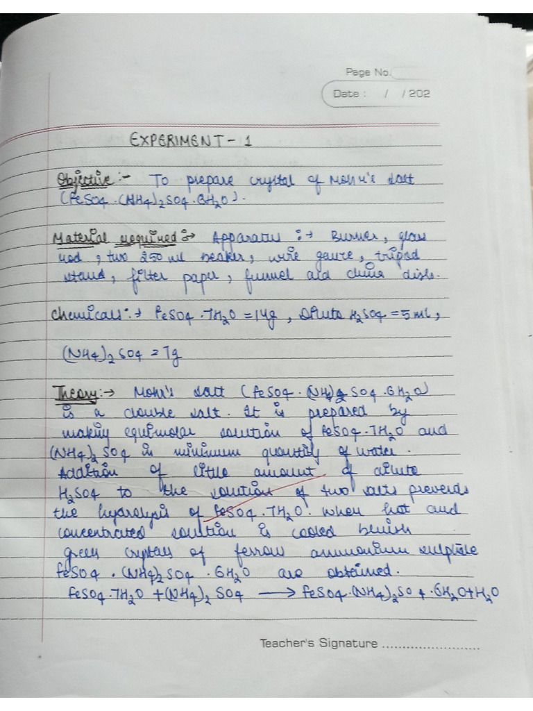 Chemistry File | PDF