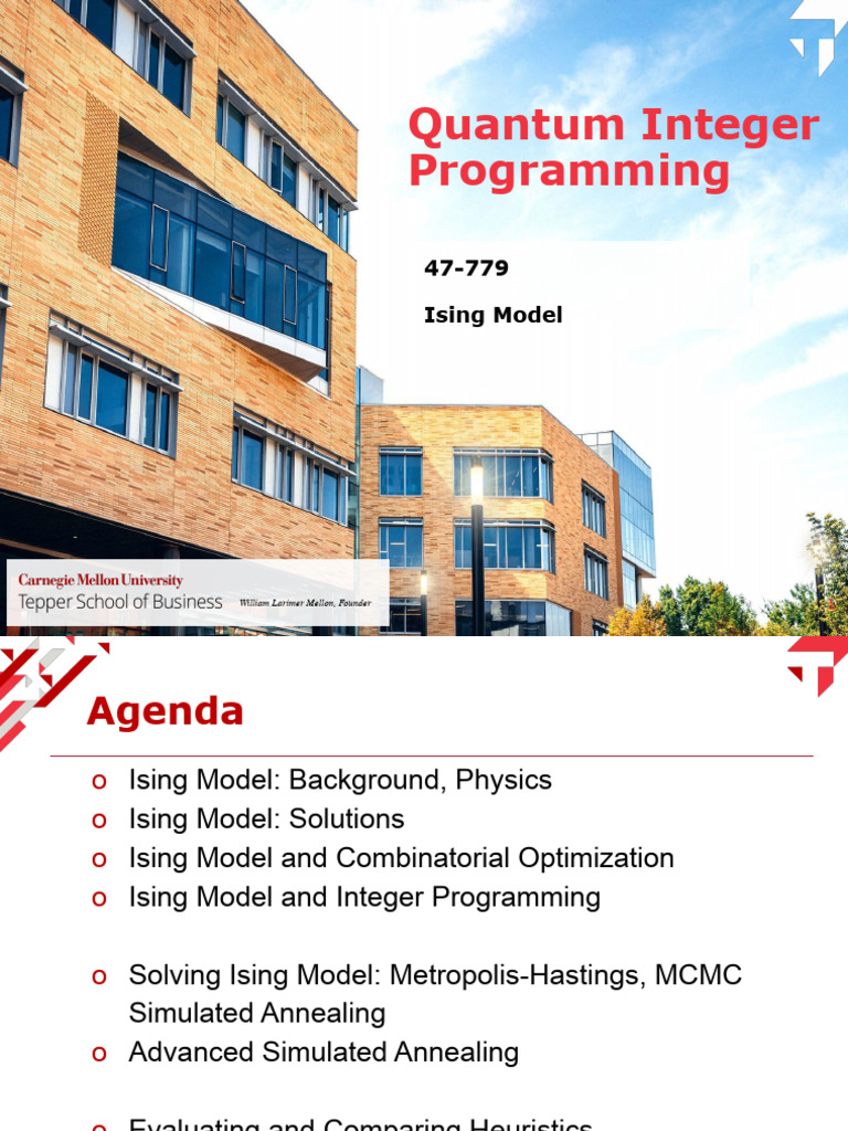 47-779 Lecture 4 - Ising Model | PDF | Applied Mathematics ...